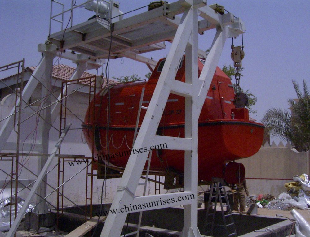 48KN Platform Davit for Training - ChinaSunRises