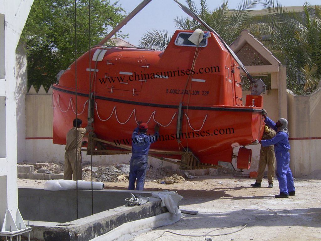 5m Lifeboat with Davit for Training - ChinaSunRises