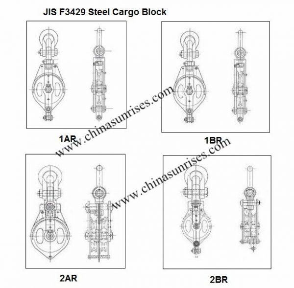 JIS F3429 Steel Cargo Block - ChinaSunRises